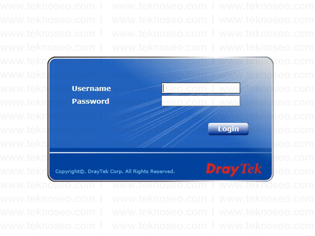 Draytek Vigor 2710N Modem Kurulumu | TeknoSeo