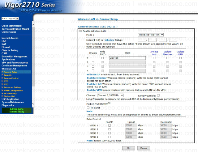 Draytek Vigor 2710N Modem Kurulumu | TeknoSeo
