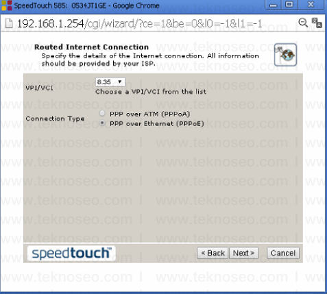 Thomson SpeedTouch 585 Modem Kurulumu | TeknoSeo