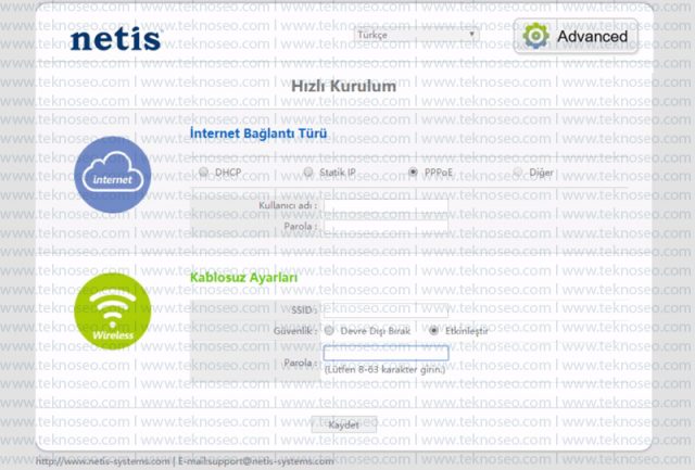 Netis WF2411 modem kurulumu | TeknoSeo